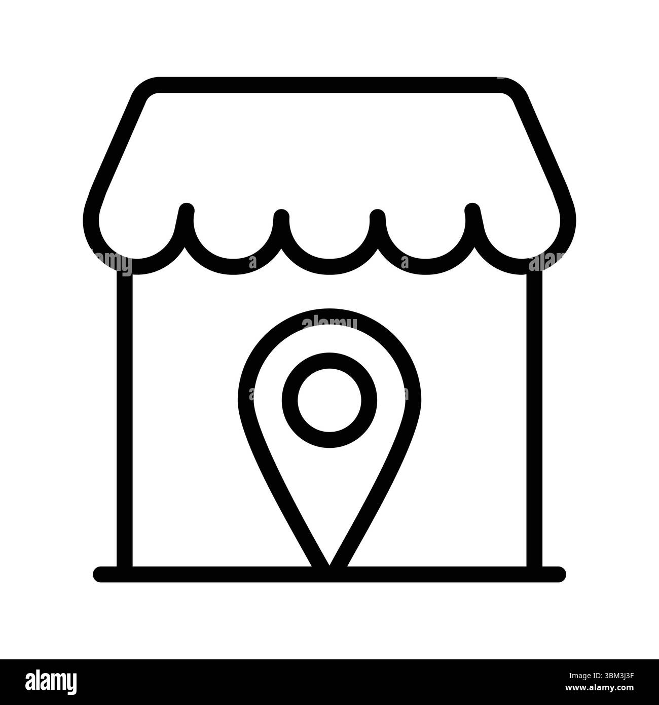 Pinpoint your store for easy access, ready to use icon Stock Vector ...