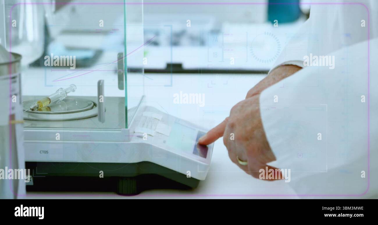 Scientist entering data on hi-res stock photography and images - Alamy