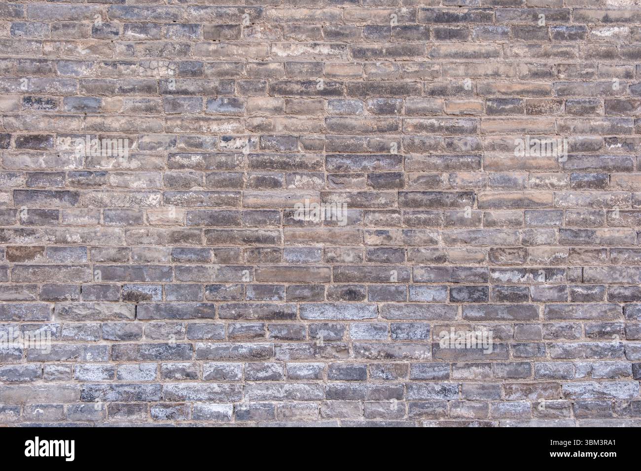 Old brick wall background, texture.Ttraditional grey bricks. Historical ...