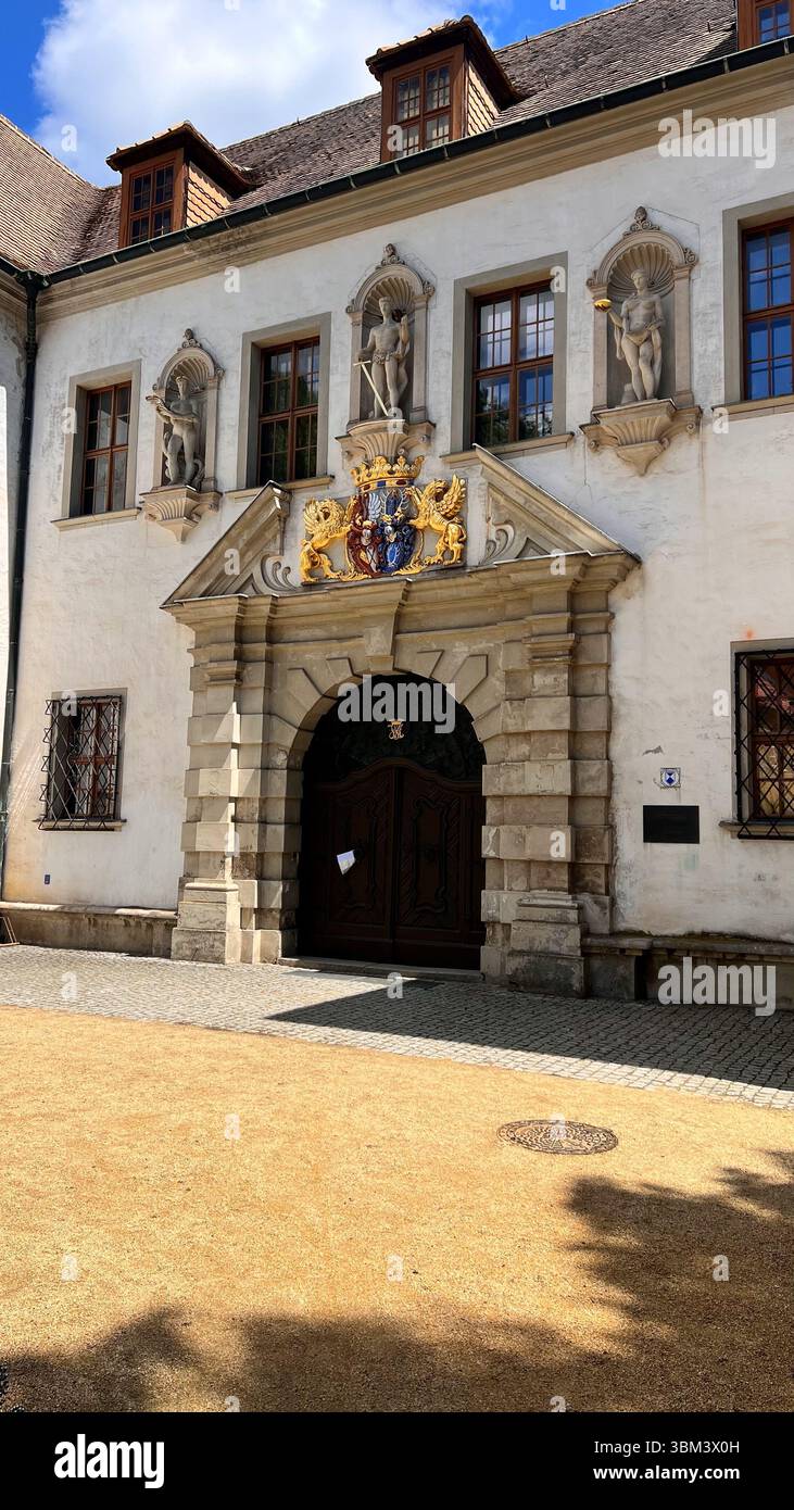 Old Castle in Muskau Park, Germany, Renaissance architecture Stock ...