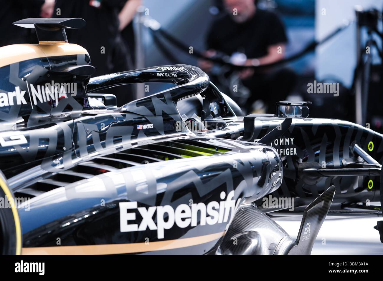 Fictional F1 Team APXGP car seen at the European Premiere of F1 The ...