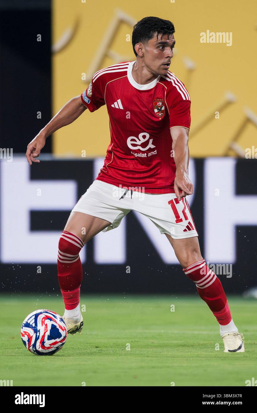 Achraf Bencharki of Al Ahly FC in action during the FIFA Club World Cup ...