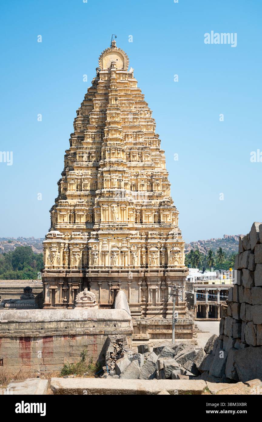 Virupaksha Temple In Hampi, South India, Historic Monument Of The ...