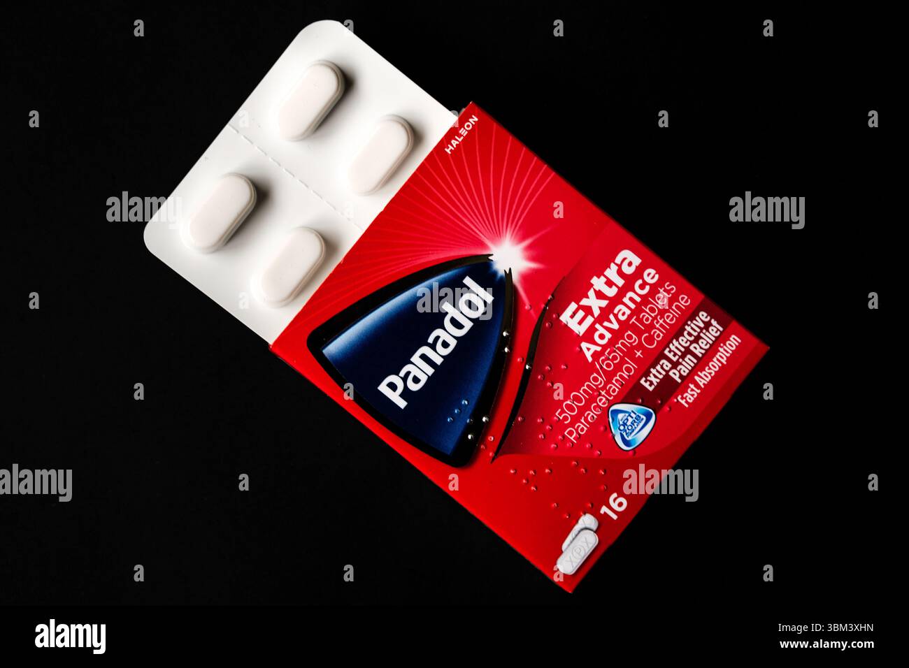 London UK, June 24 2025, Packet Of Panadol Extra Pain Relief Tablets ...