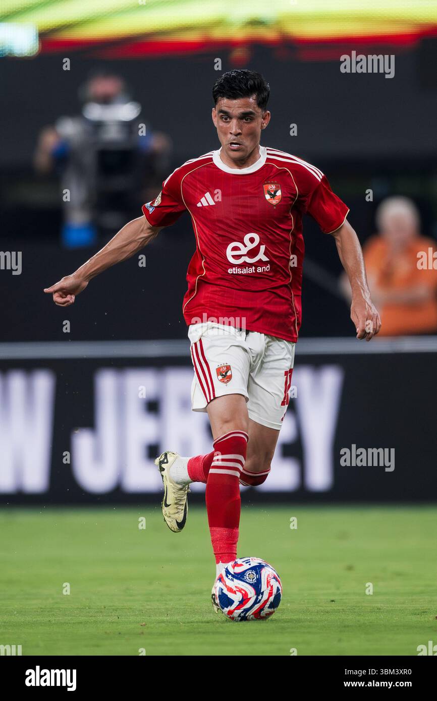 Achraf Bencharki of Al Ahly FC in action during the FIFA Club World Cup ...