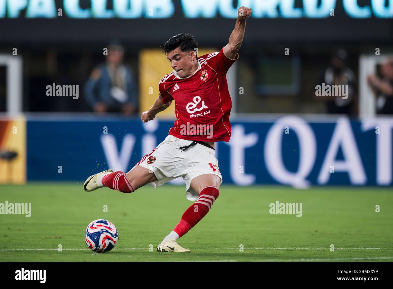 Achraf Bencharki of Al Ahly FC in action during the FIFA Club World Cup ...