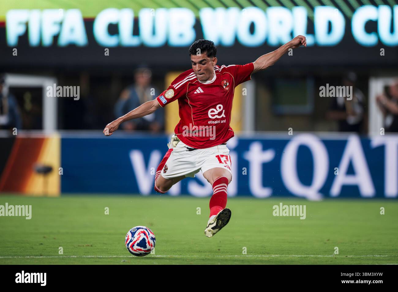 Achraf Bencharki of Al Ahly FC in action during the FIFA Club World Cup ...