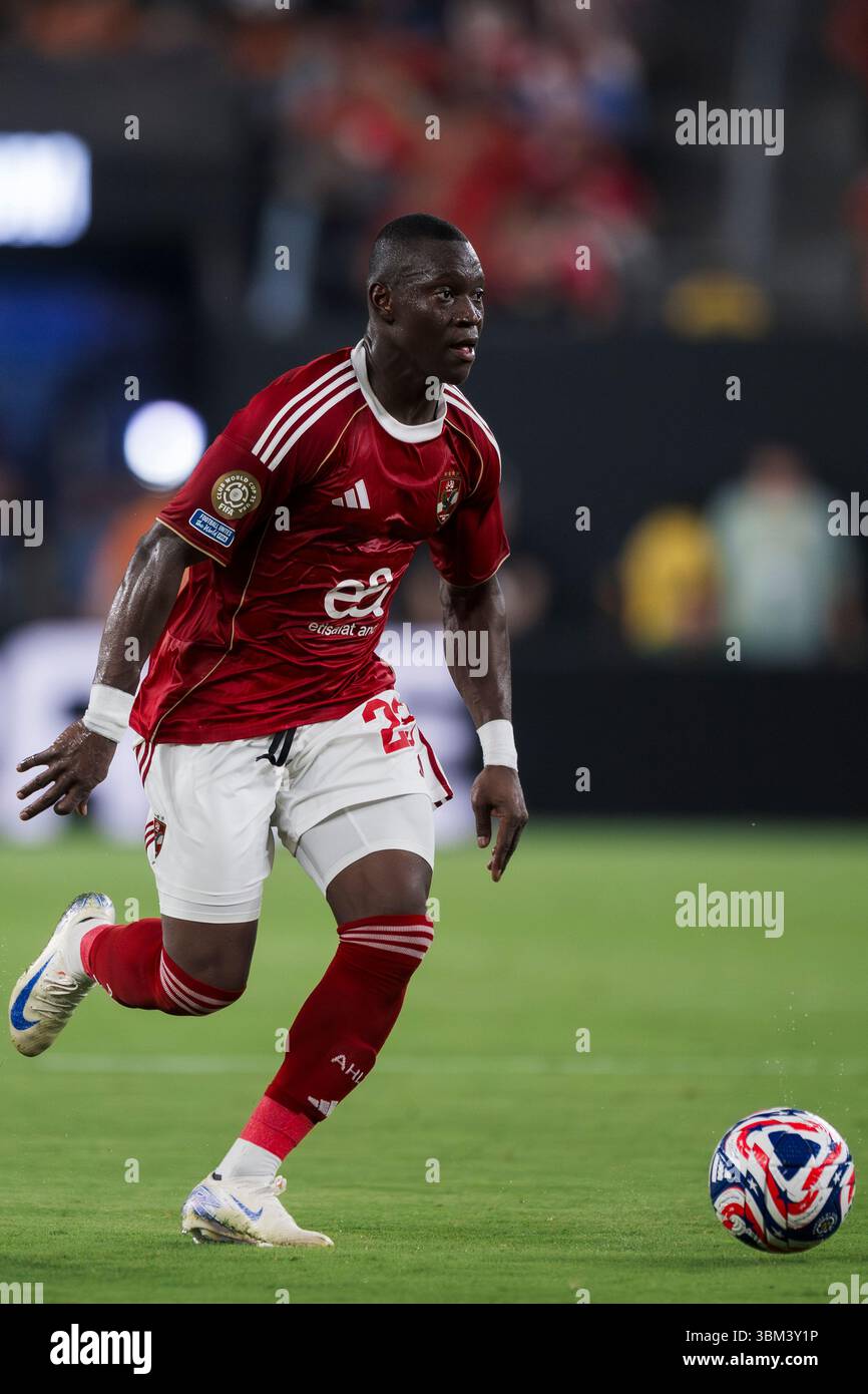 Aliou Dieng of Al Ahly FC in action during the FIFA Club World Cup ...