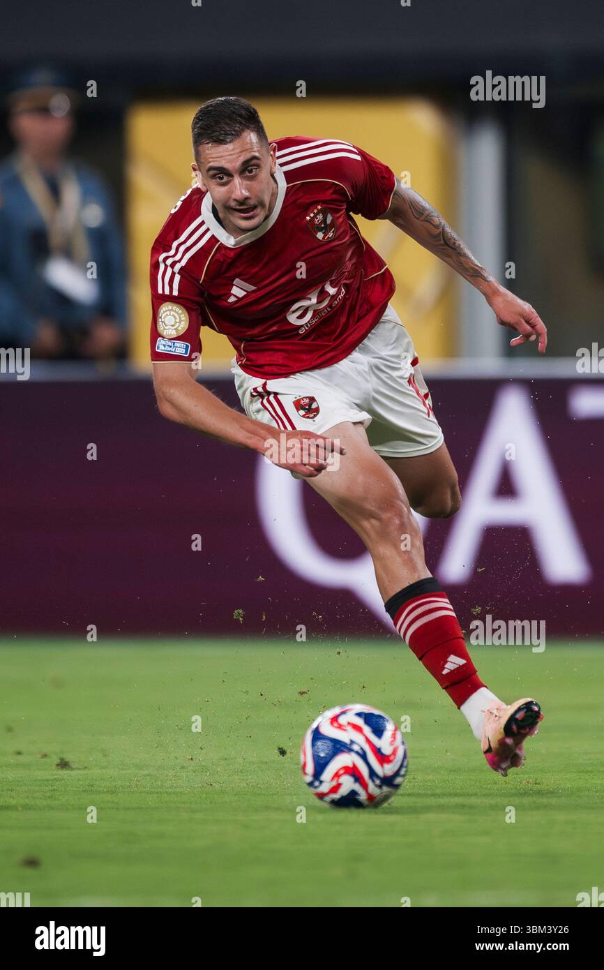 Nejc Gradisar of Al Ahly FC in action during the FIFA Club World Cup ...