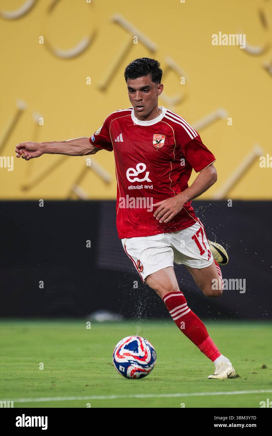 Achraf Bencharki of Al Ahly FC in action during the FIFA Club World Cup ...