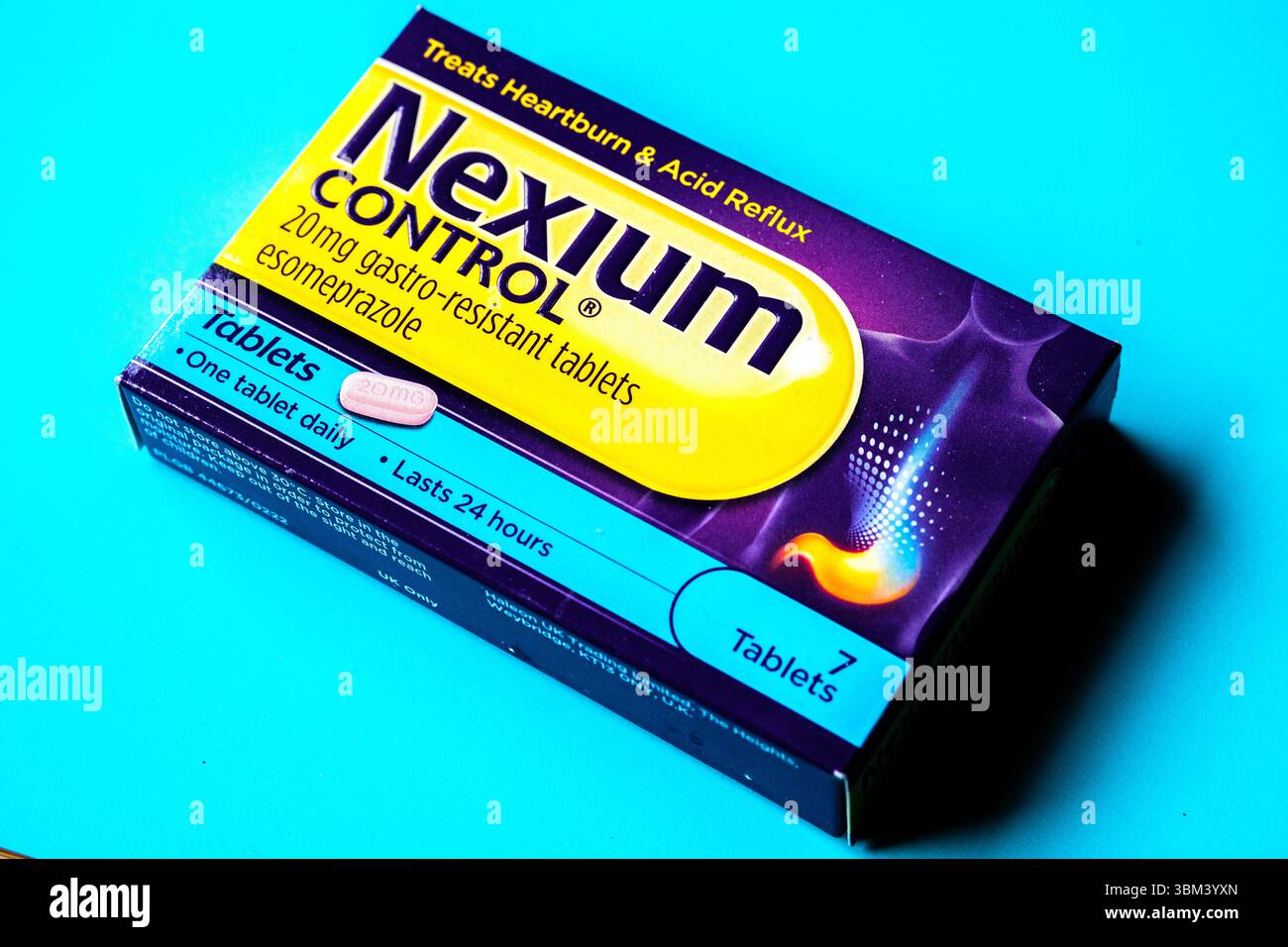 London UK, June 24 2025, Pack Or Carton Of Nexium Control Gastro ...