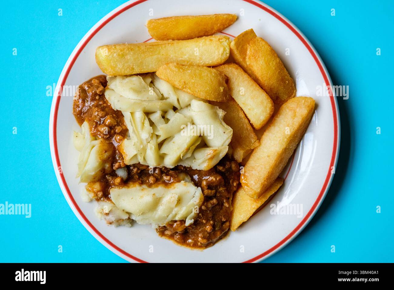 London UK, June 24 2025, Classic Minced Lamb Shepherds Pie With Thick ...