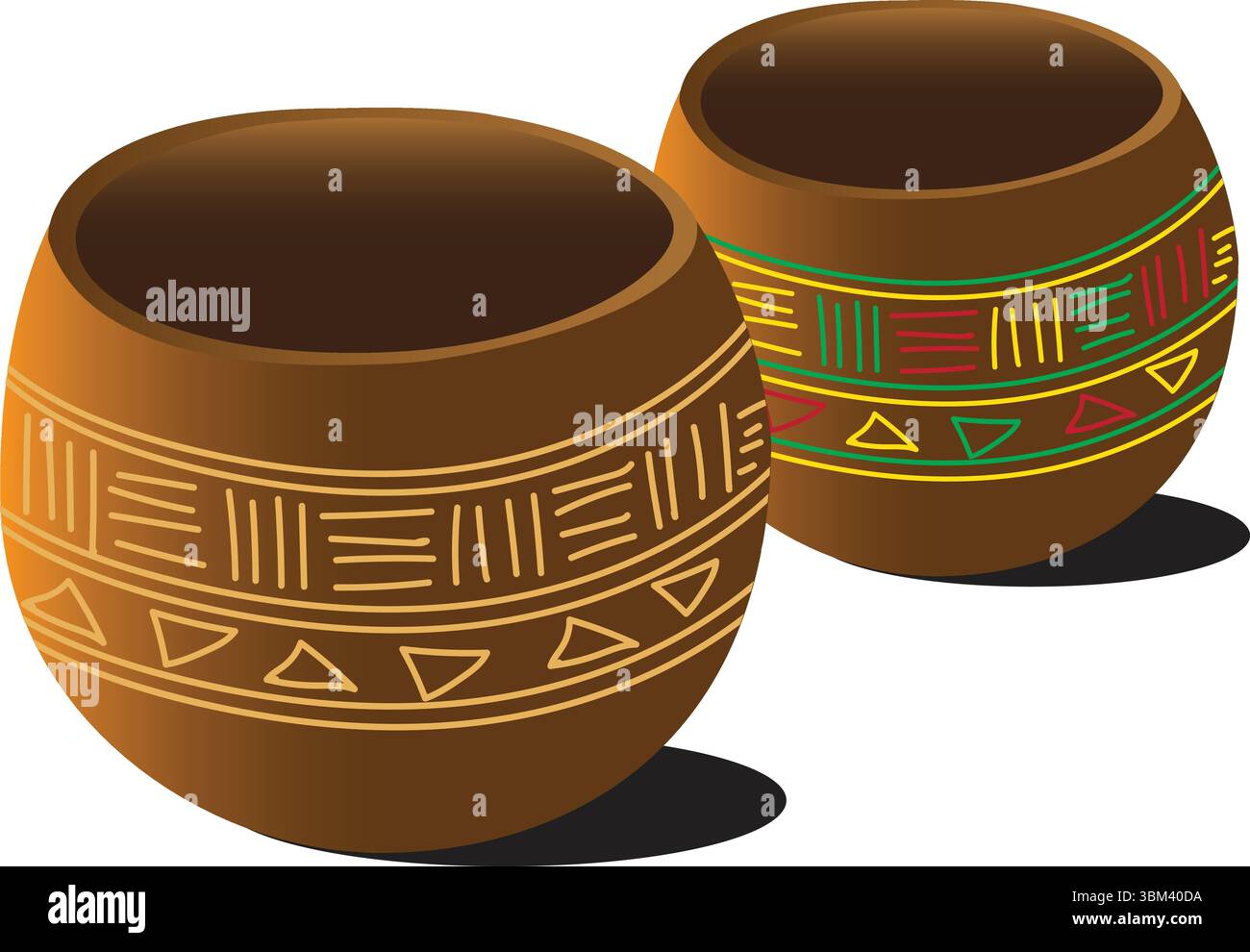 Africa Calabash bogolan Stock Vector Image & Art - Alamy