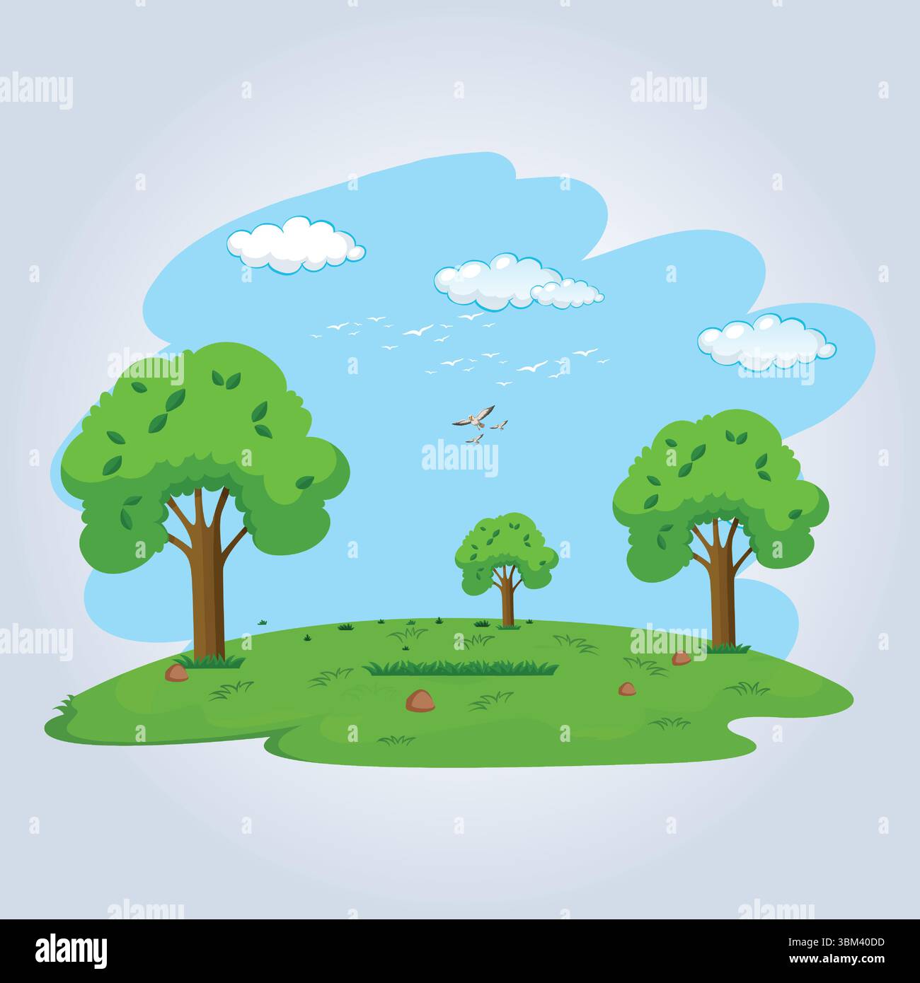 Animated landscape design Stock Vector Images - Alamy