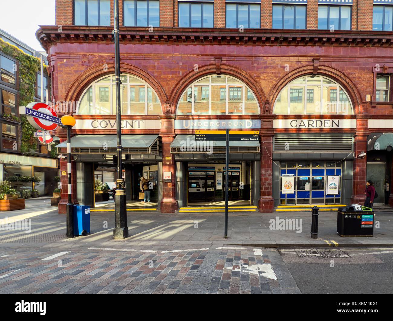 London, UK - April 2, 2025 Leslie Green architecture at Covent Garden ...