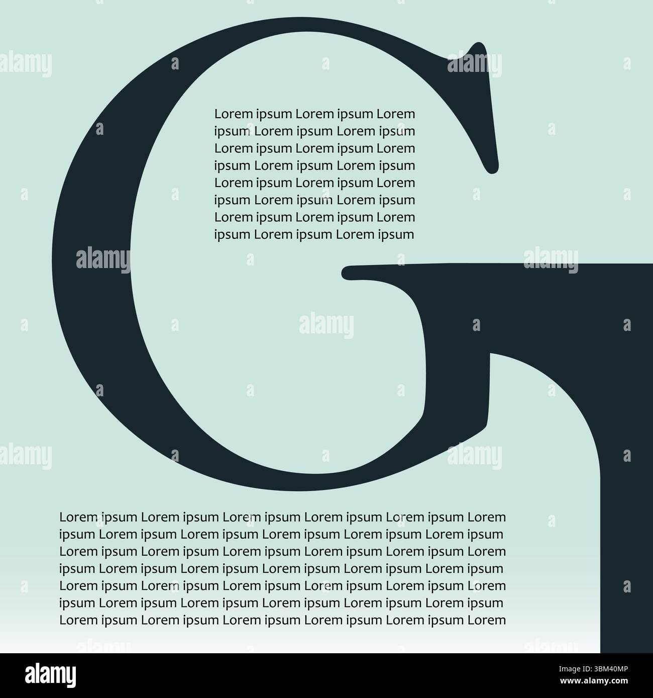 GT text social media banner design idea Stock Vector Image & Art - Alamy