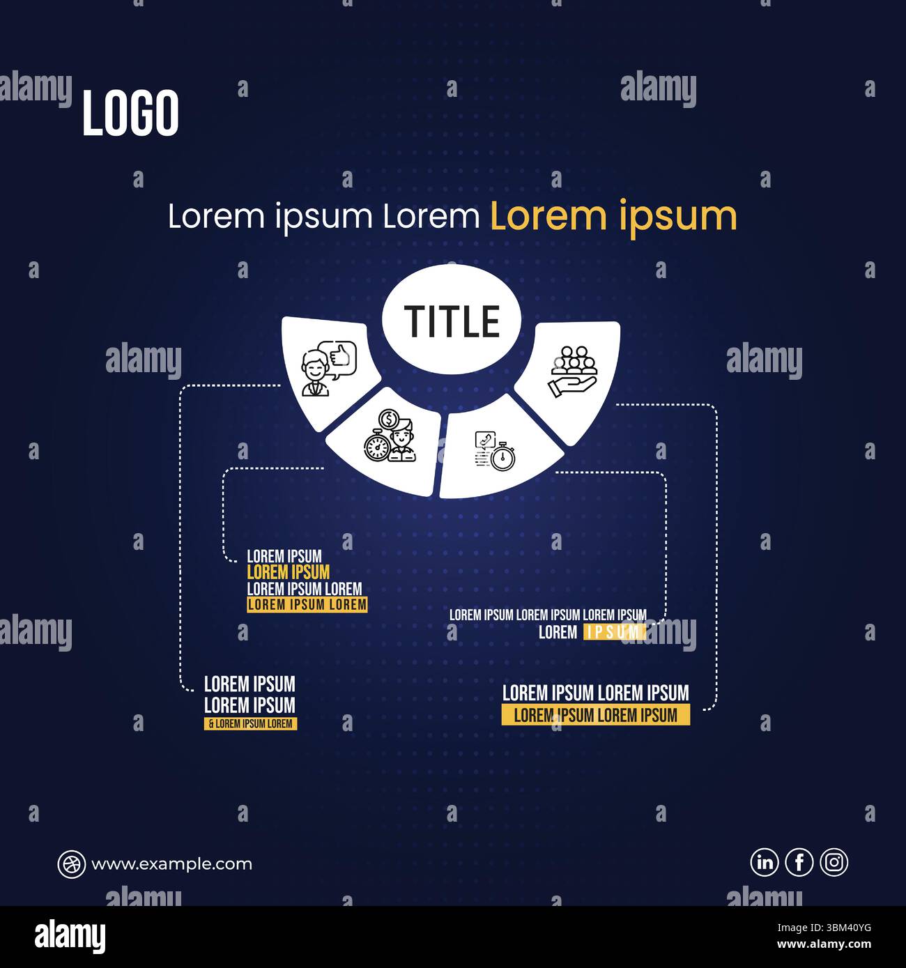 Professional banner design Stock Vector Images - Alamy