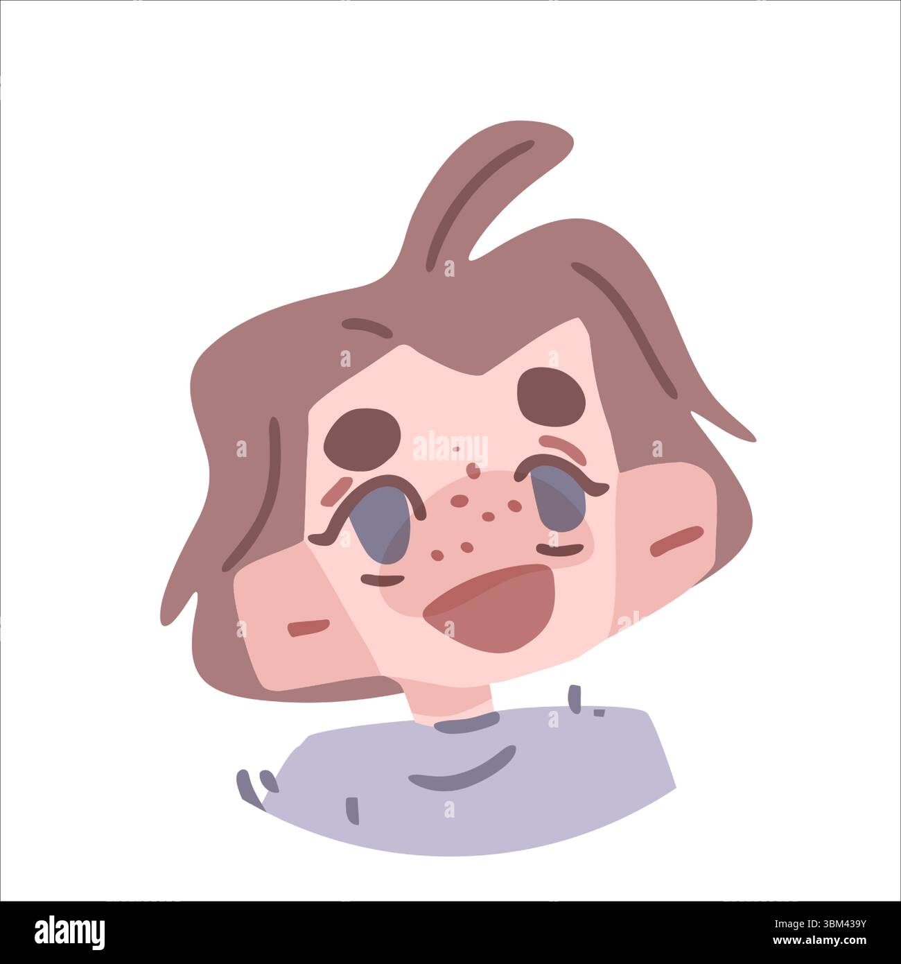 Freckled child Stock Vector Images - Alamy