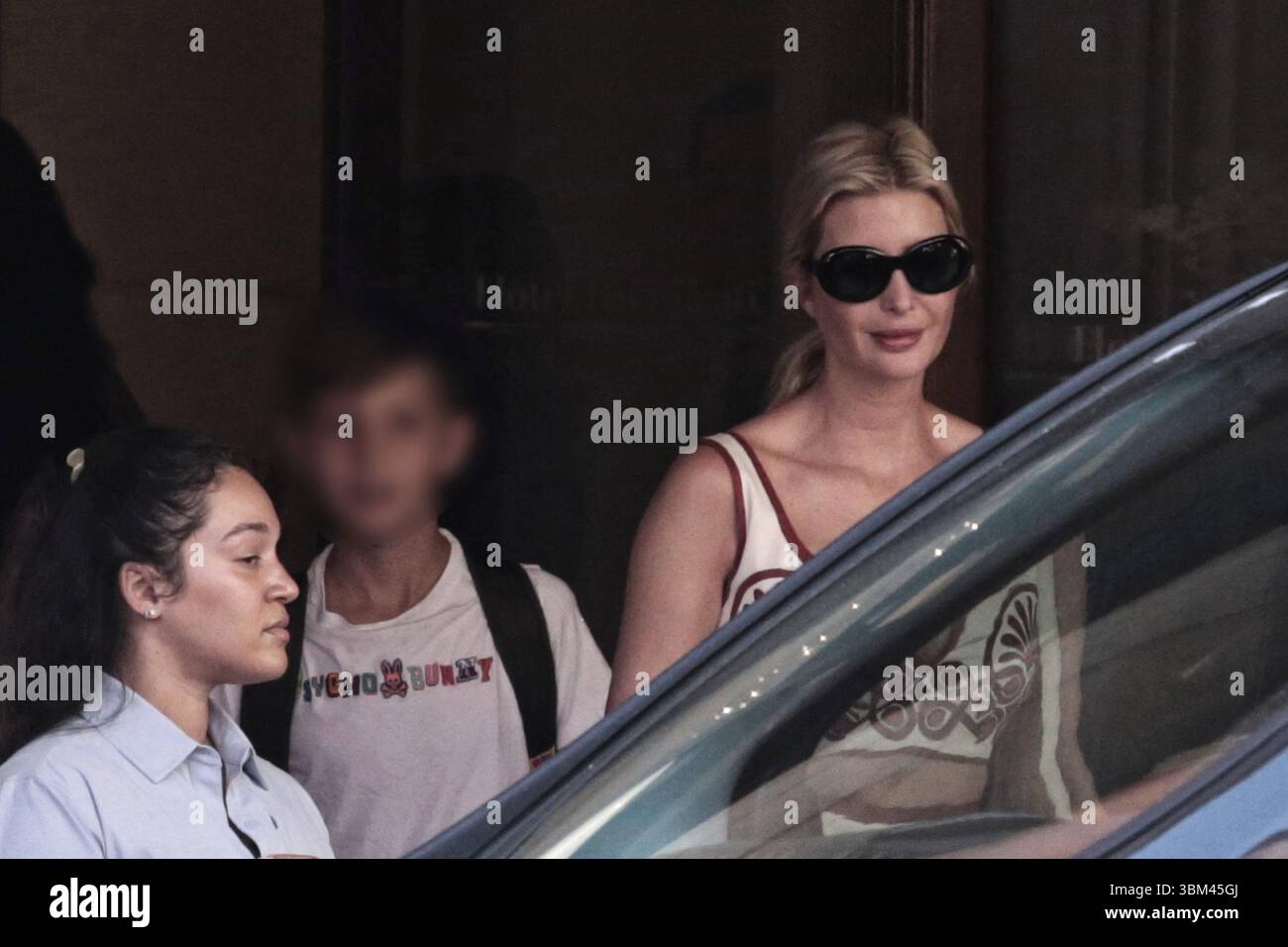 Modena, Italy. 24th June, 2025. Modena. Ivanka Trump leaves the Rua ...
