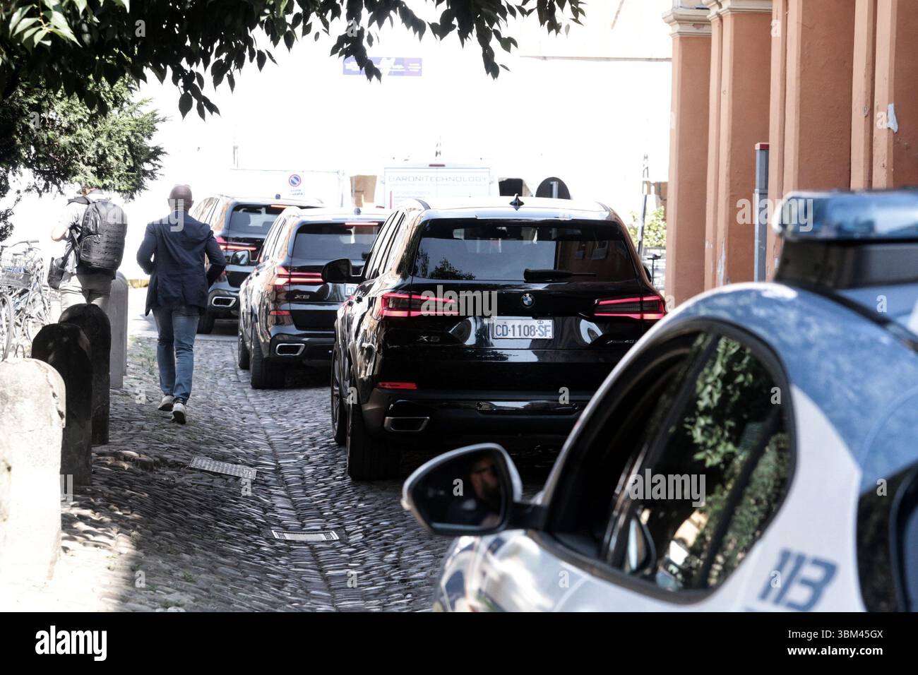 Modena, Italy. 24th June, 2025. Modena. Ivanka Trump leaves the Rua ...