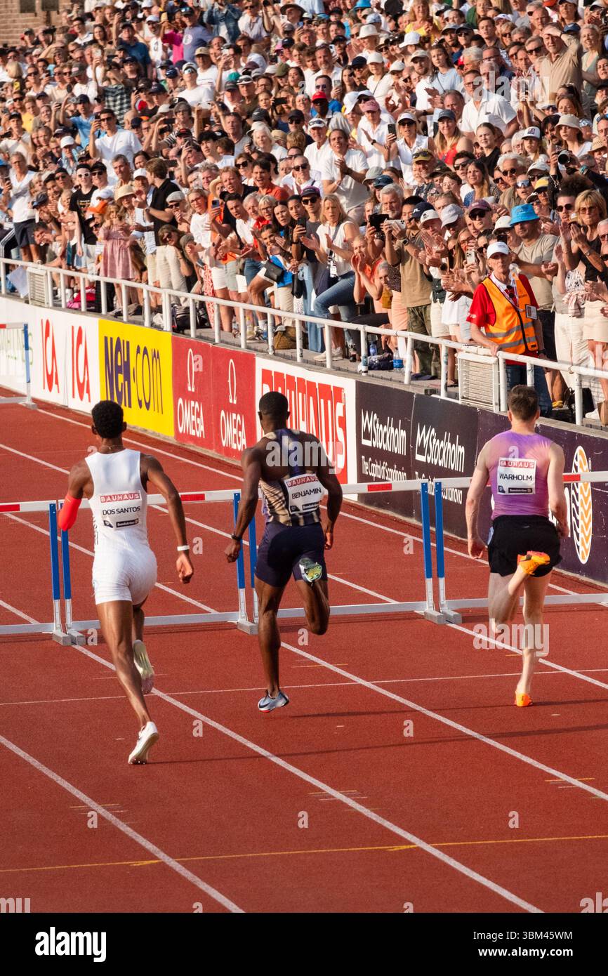 MEN'S 400M HURDLES, THREE FASTEST MEN IN HISTORY, 2025: The three ...