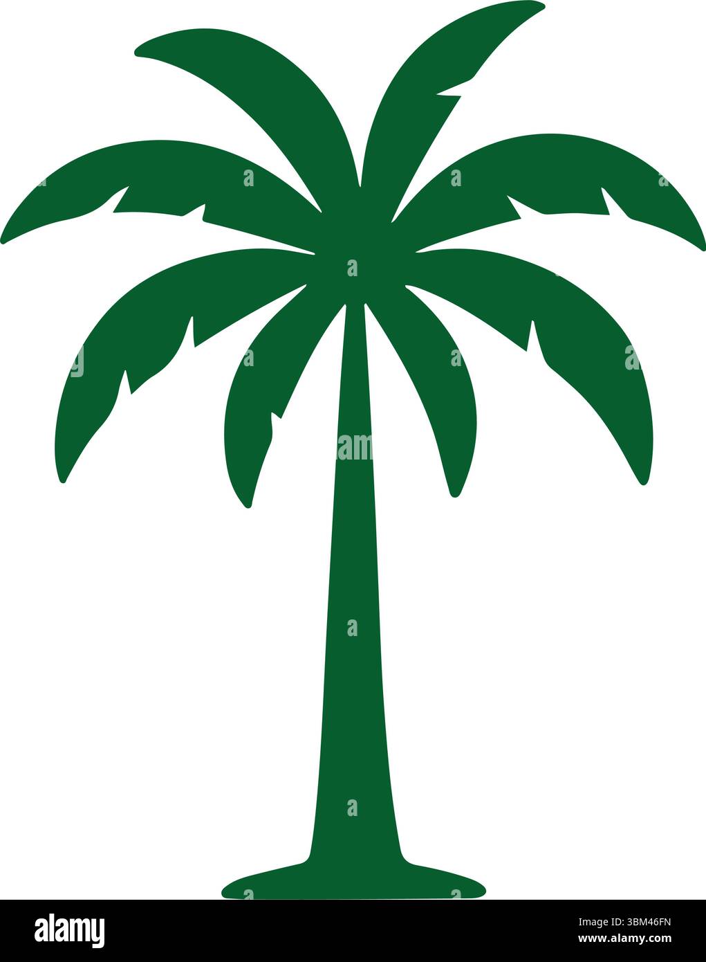 Exotic plant silhouette Stock Vector Images - Alamy