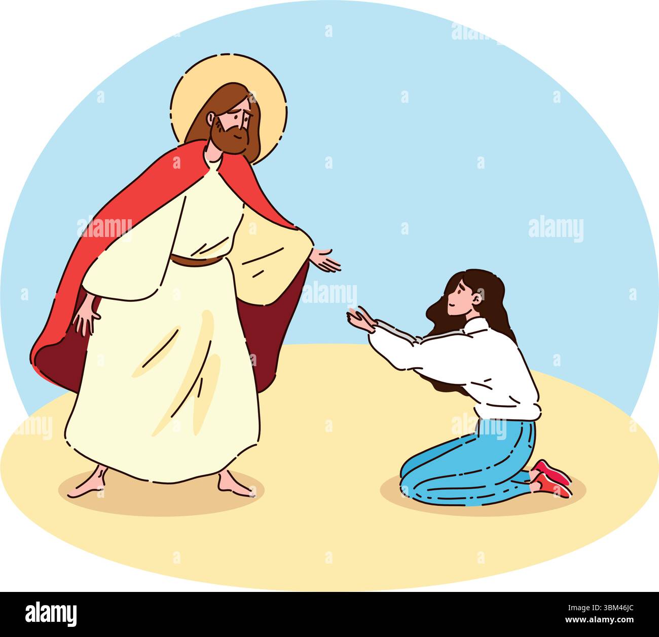 A Divine Encounter Jesus Offers Compassion and Support to All in Their ...
