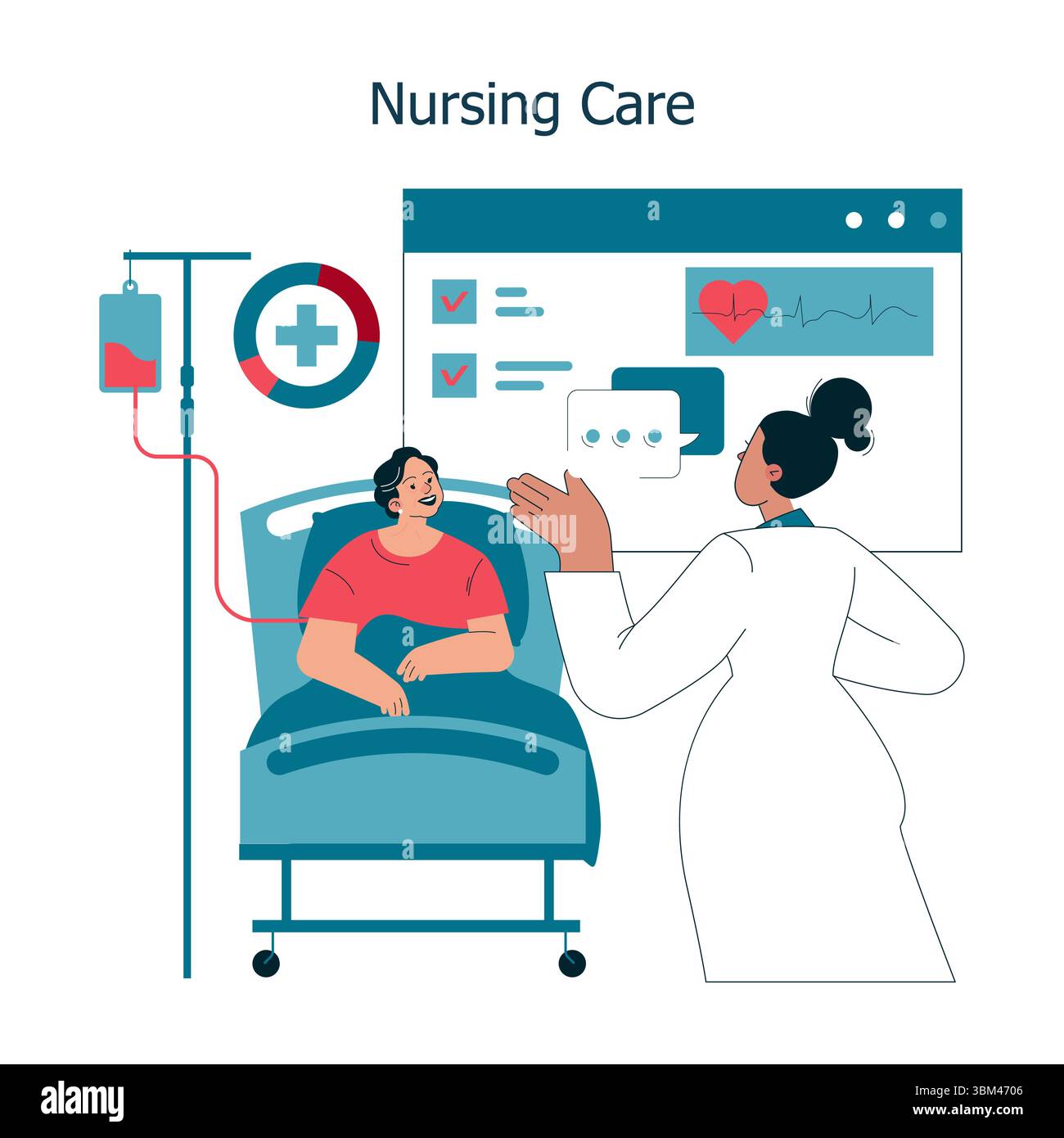 Doctor patient consultation detail Stock Vector Images - Alamy