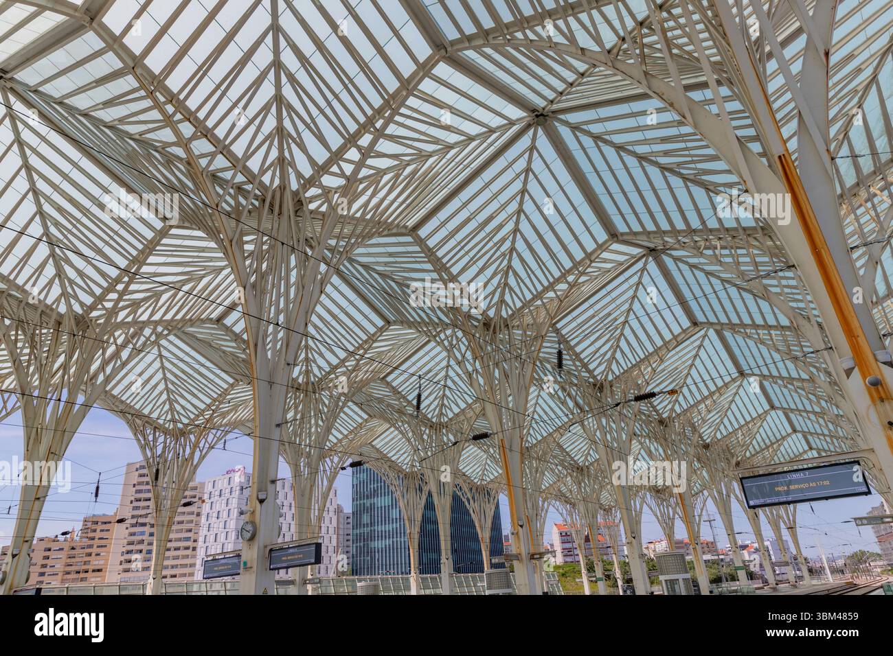 Lisbon, Portugal: April 28, 2025: Modern architecture at the Oriente ...