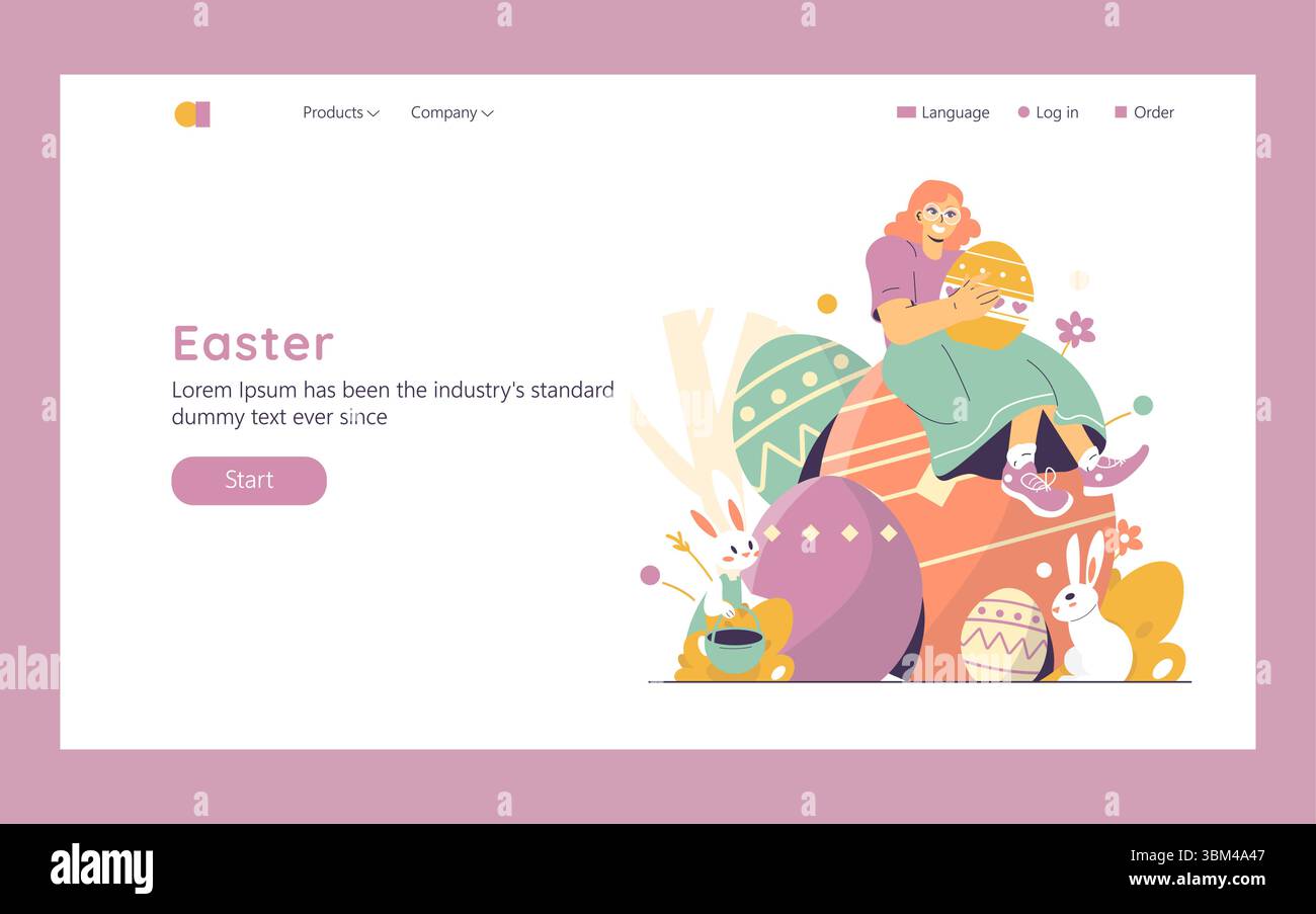 Lovely woman in festive Stock Vector Images - Alamy