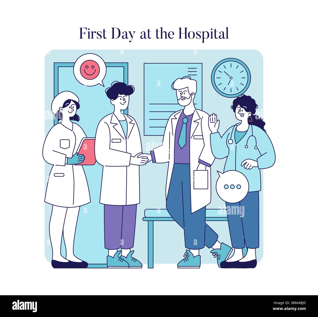 A healthcare professional's first day at the hospital introduces new ...