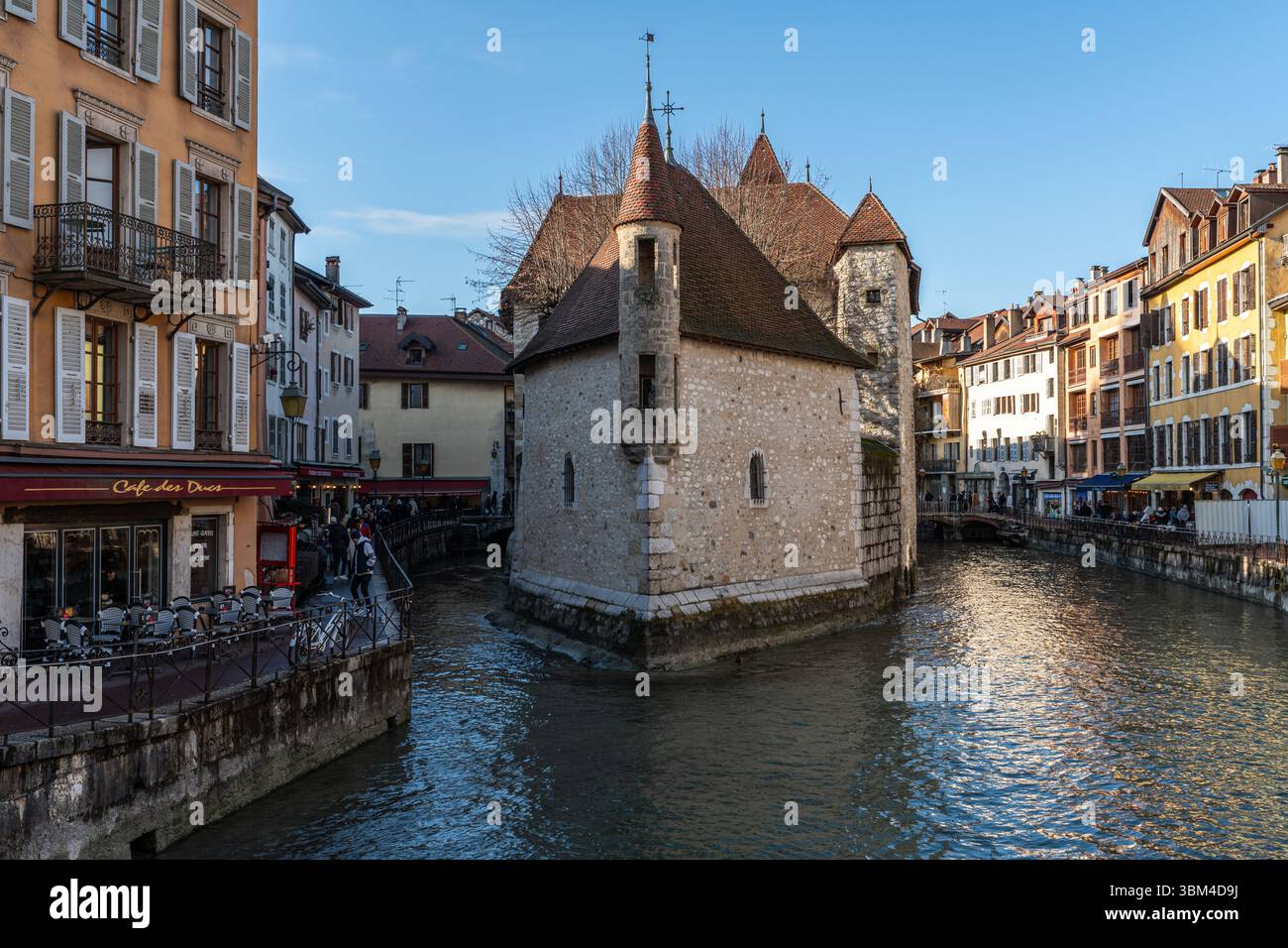 Annecy, France, Dec. 7, 2024. View of the Palais de l'Isle, the most ...
