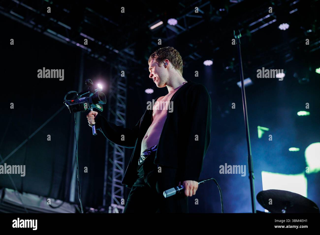 Oslo, Norway. 21st, June 2025. The Norwegian rapper Cezinando performs ...