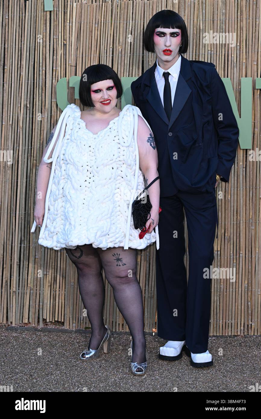 Beth Ditto and Charles Jeffery attend the Serpentine Summer Party at ...