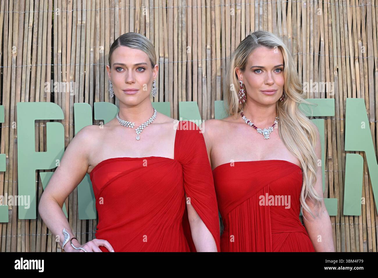Lady Amelia Spencer and Lady Eliza Spencer attend the Serpentine Summer ...