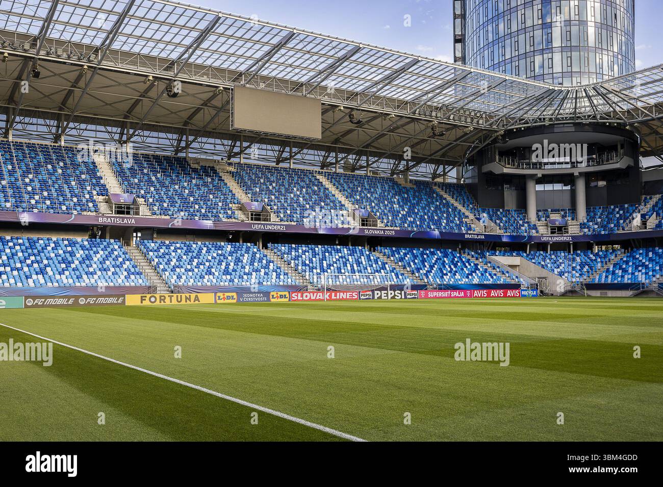 BRATISLAVA, 24-06-2025, Football stadium Tehelne pole, UEFA U21 ...