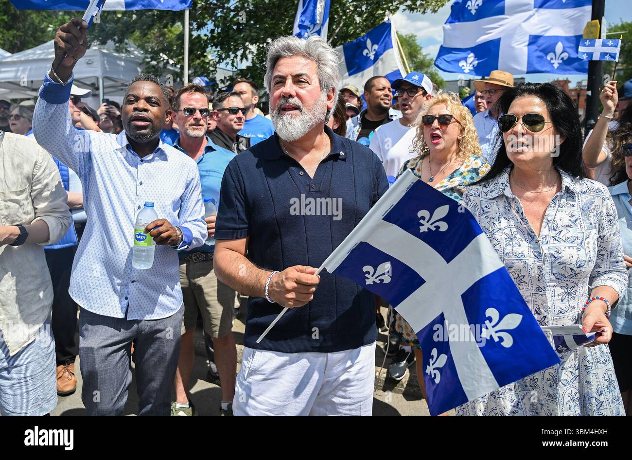 Montreal, Canada. 24th June, 2025. Quebec Liberal party leader Pablo ...