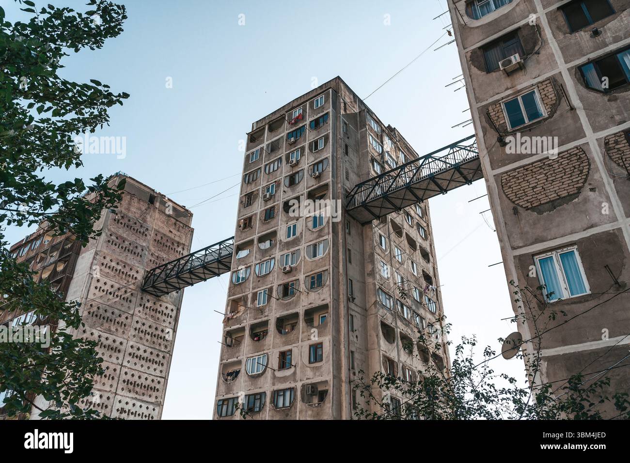 Brutalist apartment complexes in Tbilisi, Georgia including the ...