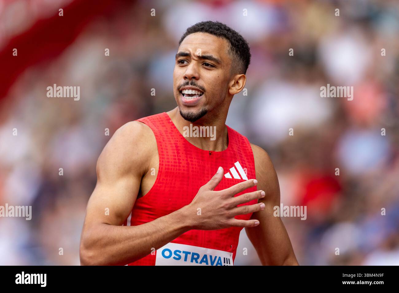 Ostrava, Czech Republic. 24th June, 2025. Daniel Segers from Belgium ...