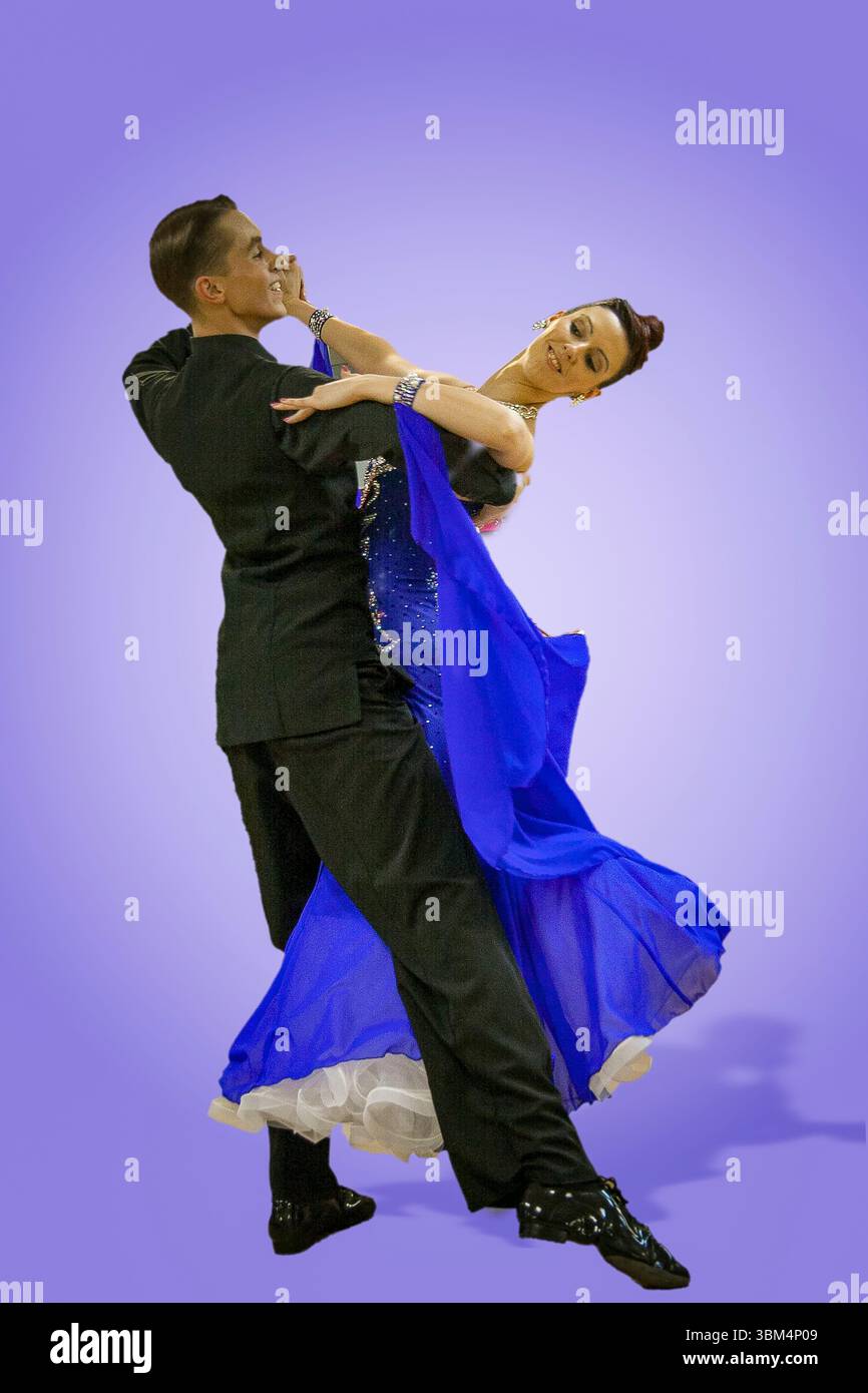 Ballroom dancers clip art hi-res stock photography and images - Alamy