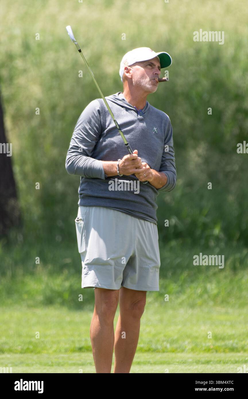 Colorado Springs, Colorado, USA. 24th June, 2025. US Senior Open Practice Round 2, Rocco Mediate ...