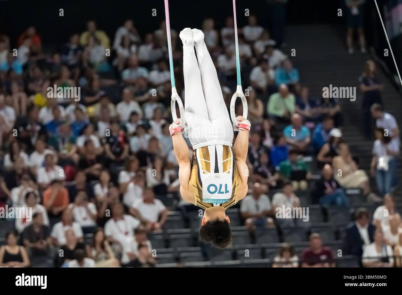 Carlos Edriel Yulo (PHI) of Philippines, competes in the Men's All ...