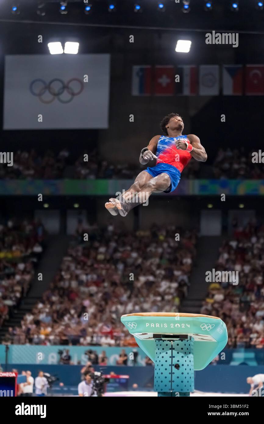Frederick Richard (USA) of the United States, competes in the Men's All ...