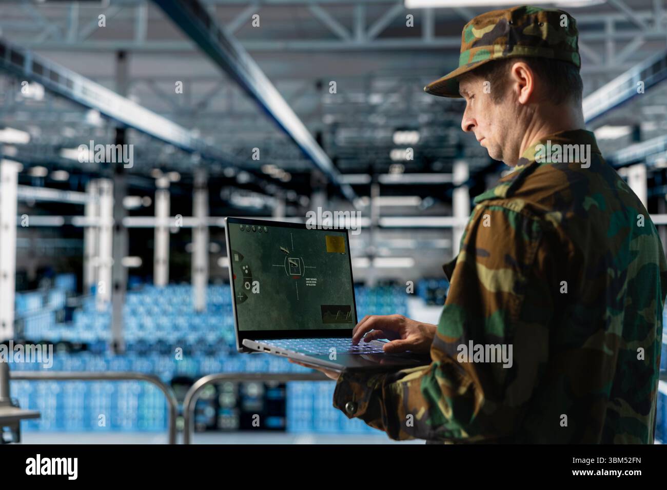 Crosshair targeting scanner satellite scan hi-res stock photography and ...
