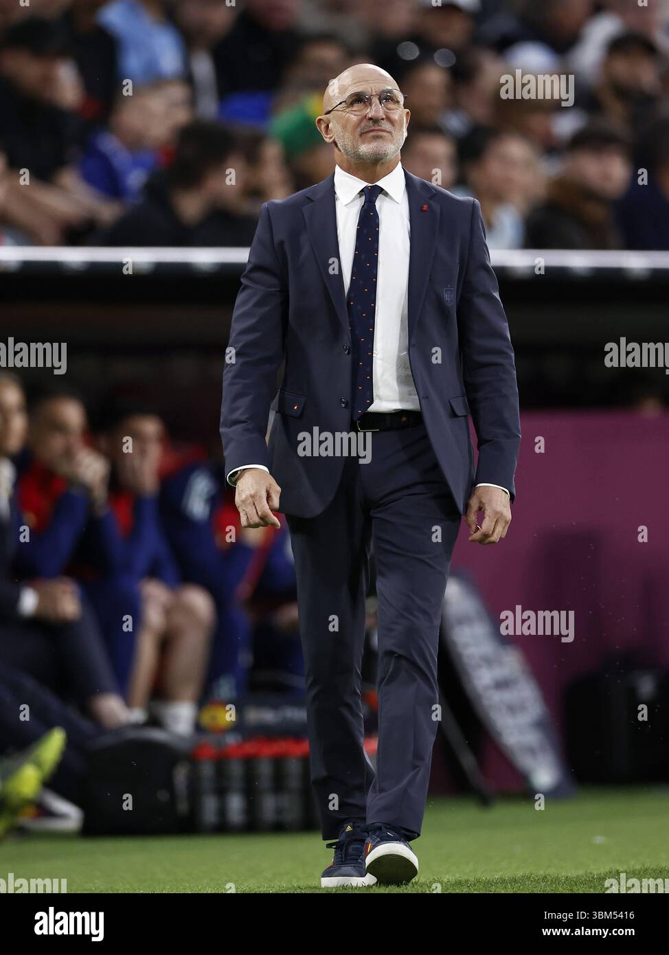 MUNCHEN - Spain coach Luis de la Fuente during the UEFA Nations League ...