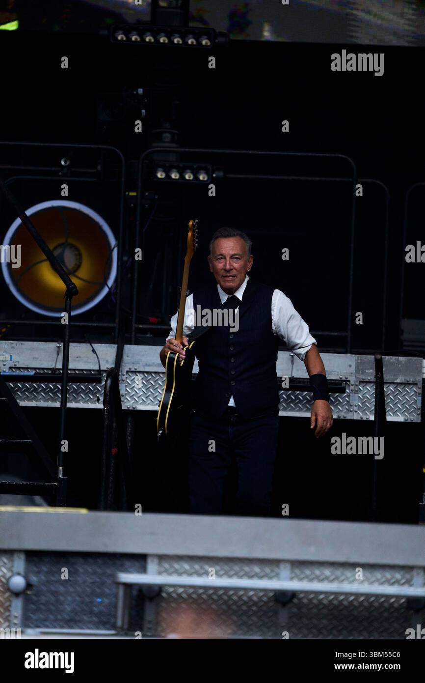 June 24, 2025, Madrid, Madrid, Spain: Bruce Springsteen perform on ...