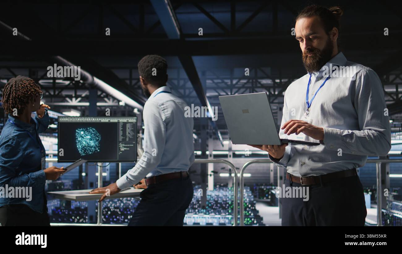 Computer Scientists On Data Center Industrial Platform Analyzing