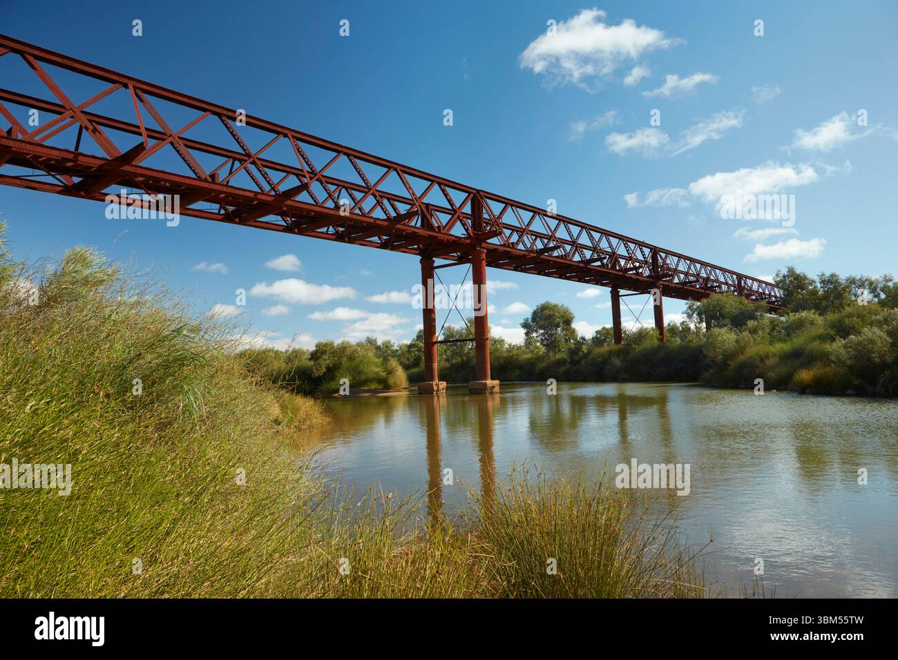 Historic 1889 Algebuckina Railway Bridge (old Ghan Line) Oodnadatta ...