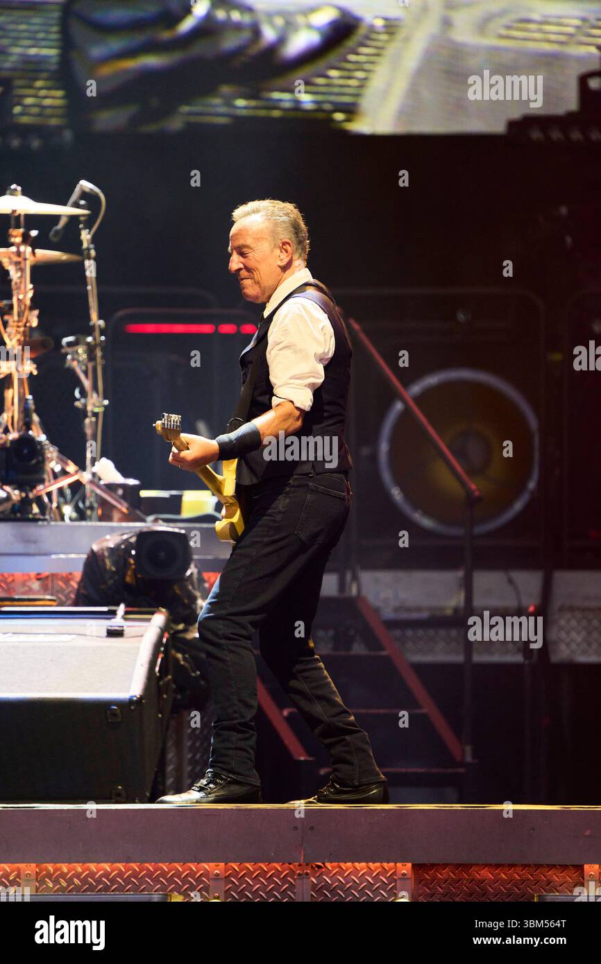 June 24, 2025, Madrid, Madrid, Spain: Bruce Springsteen perform on ...