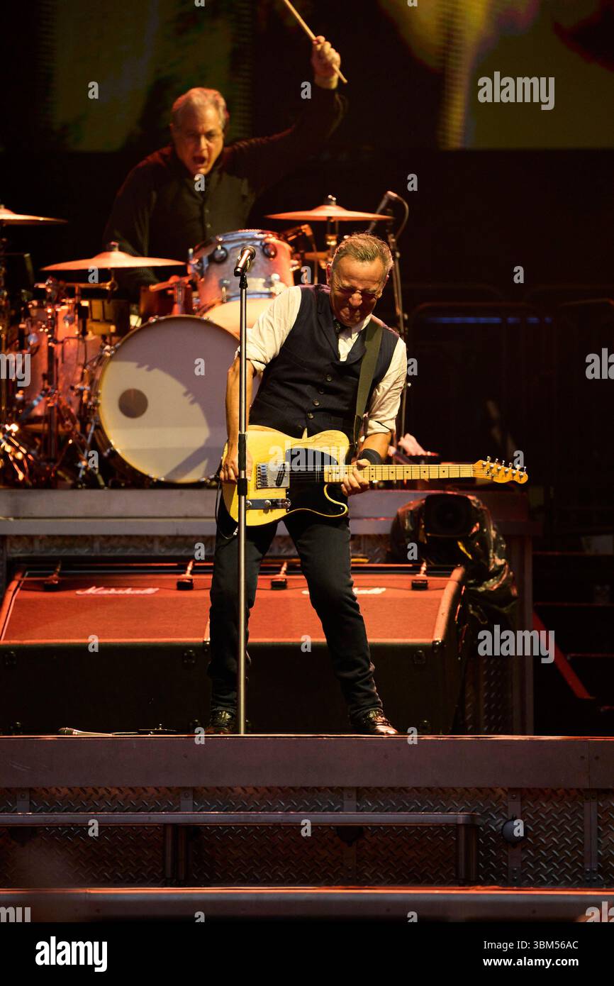 June 24, 2025, Madrid, Madrid, Spain: Bruce Springsteen perform on ...